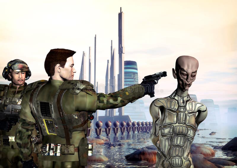 Future war crime stock illustration. Illustration of hero - 8238327