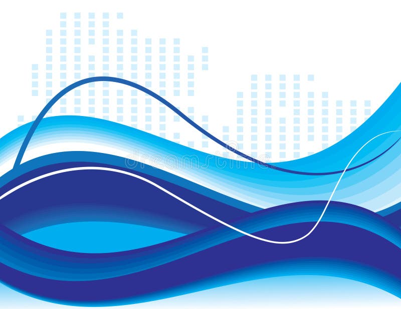 Future Wave stock vector. Illustration of space, motion - 9745947