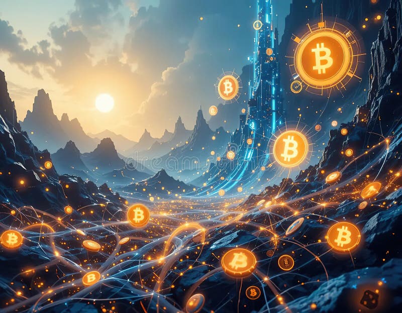 The Future of Wealth Concept Image Ai Generated Stock Illustration ...