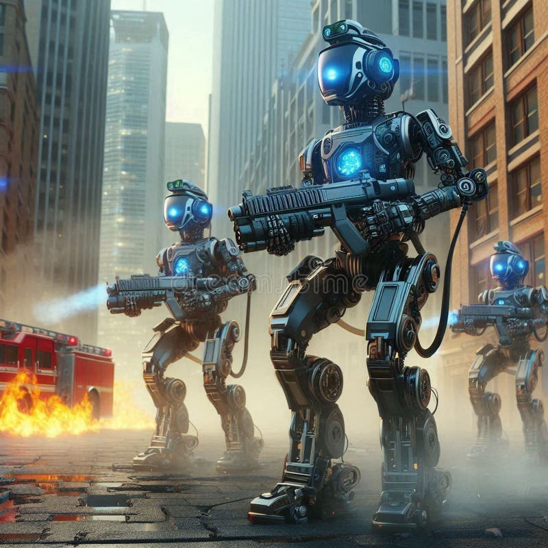 Two Robots, Fighting Each Other in Epic Battle for the Future of ...