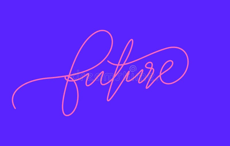 Future One Line Drawing Stock Illustrations – 520 Future One Line ...