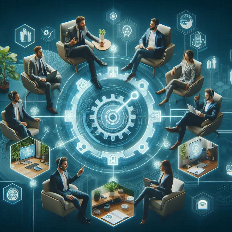 23 94. Future of Work Tech Conference - Panel Discussions on Em Stock ...