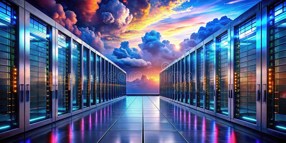 FutureForward Cloud Computing Data Center a Stunning 8K Visual of ...