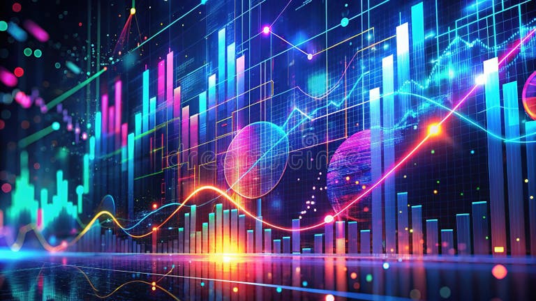 FutureForward Data Visualization Interface Dynamic Charts Graphs and ...