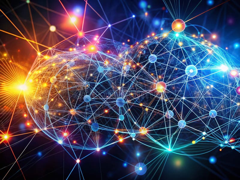 FutureForward Global AI Network Interconnected Nodes Shaping a Digital ...