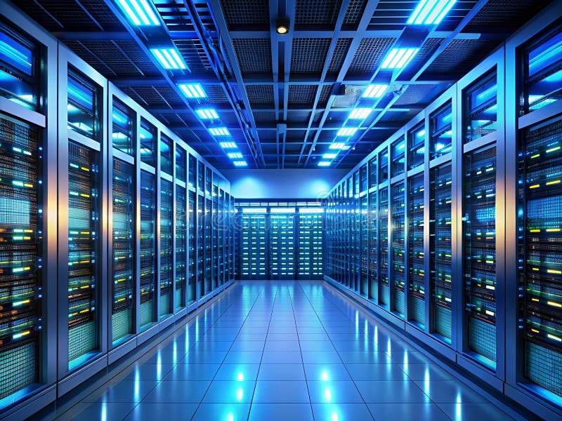 FutureProof Data Center Infrastructure a 3D Rendering of a Sleek ...