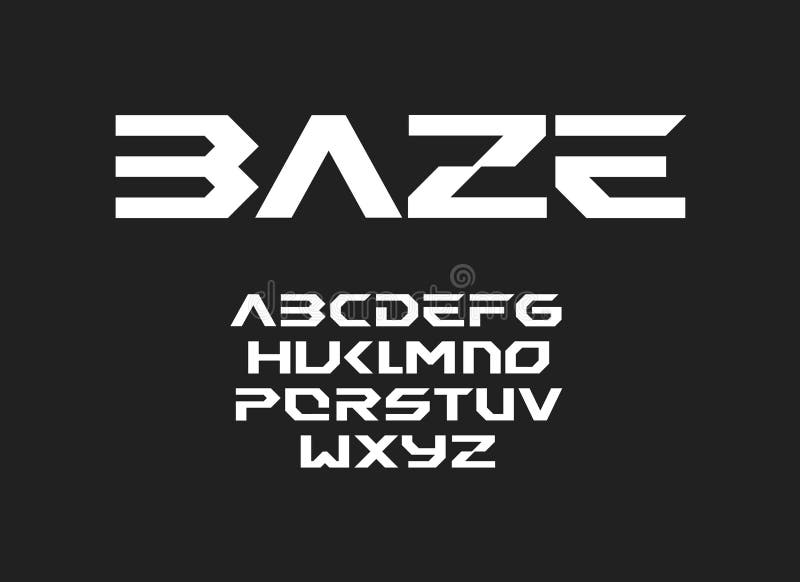 Futurism Alphabet. Geometric and Wide Stunning Font, Contemporary Type ... Futurism Alphabet. Geometric and Wide Stunning Font, Contemporary Type ...