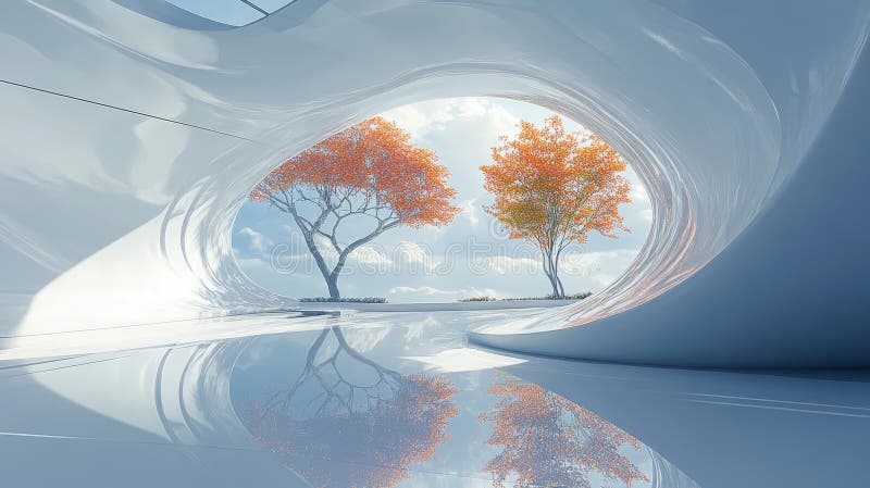 Futuristic Abstract Art Piece Capturing a Vision of Tomorrow S Digital ...