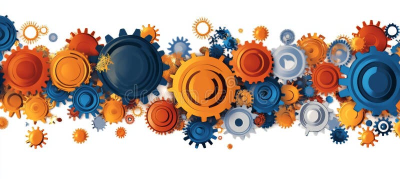 Futuristic Abstract Backdrop with Interlocking Gears and Cogs ... Futuristic Abstract Backdrop with Interlocking Gears and Cogs ...