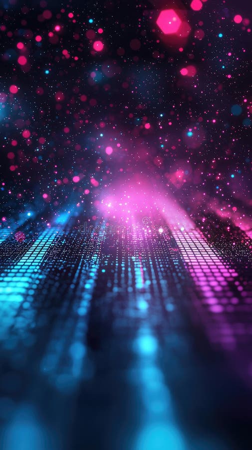 Futuristic Abstract Background with Dark High Tech Vibes for Digital ...