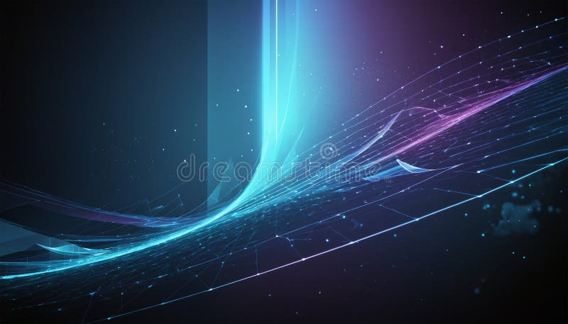 Futuristic Abstract Background with Fading Geometric Patterns and ...