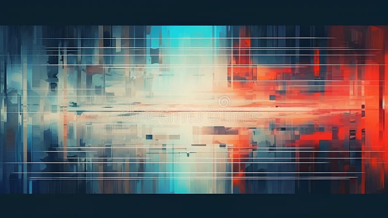 Futuristic Abstract Background. Future Technology. Glitch Background ...