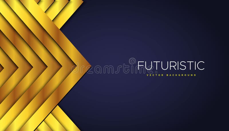 Futuristic Vector Background with Glowing Geometric Lines. Stock Vector ...