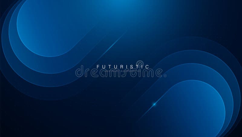 Futuristic Abstract Background. Modern Blue Gradient Diagonal Geometric ...