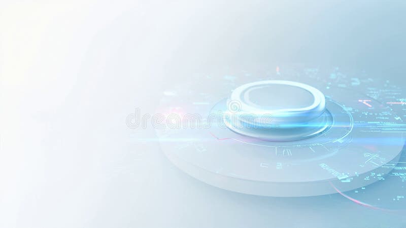 Futuristic Abstract Blue Background. Future Technologies Stock ...