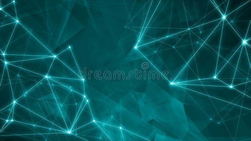 Creative New Tech Abstract Background, Many Circles Dots Connected ...
