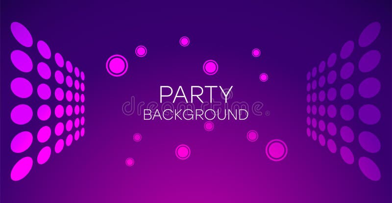 Futuristic Abstract Colorful Vector Background. Circles Extending into ...