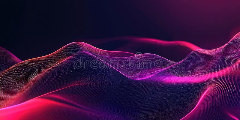 Futuristic Abstract Communication and Technology Background with Moving ...
