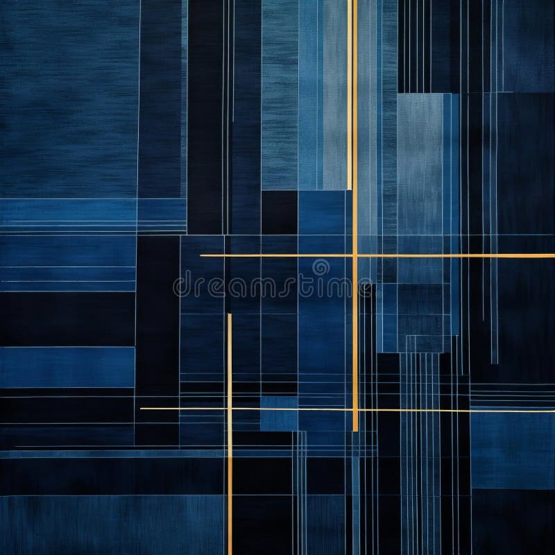 Futuristic Abstract Composition Rug with Geometric Shapes and Colors ...