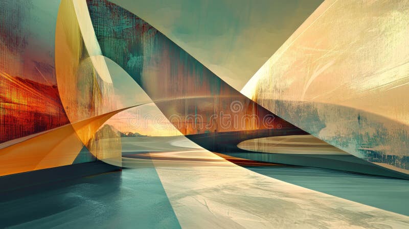 Futuristic Abstract Concept Art Showcasing Innovative Design and ...