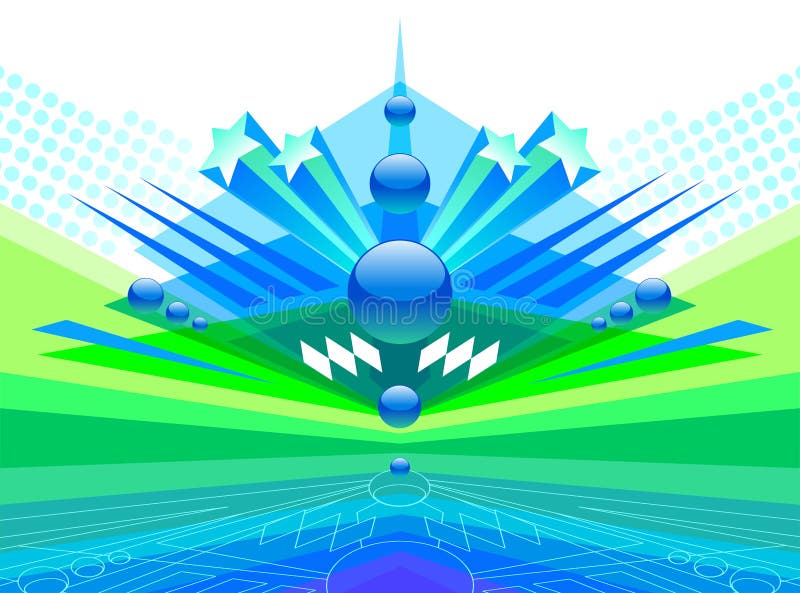 Futuristic abstract design stock vector. Illustration of geometric ...