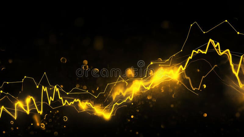 Abstract Concept Digital Waves Financial Charts Stock Photos - Free ...