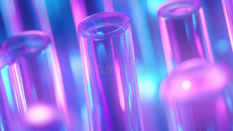 Futuristic Abstract Design with Vibrant Neon Tubes for Modern ...