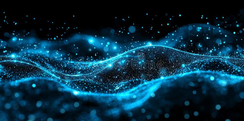 A Futuristic Abstract Digital Data Communication Technology Background ...