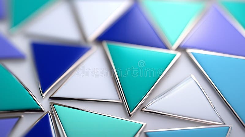 Futuristic Abstract Digital Tech Background Featuring Geometric Shapes ...