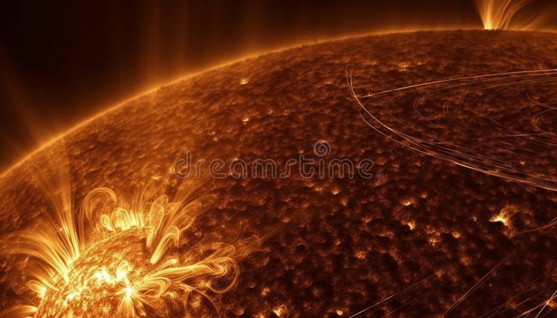 Futuristic Abstract Galaxy Exploding with Glowing Natural Phenomenon ...