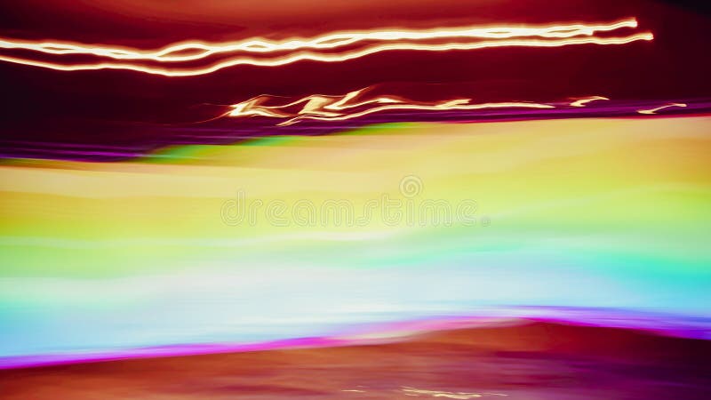 Abstract Irregular Neon Green Light Composition with Blurred Background ...