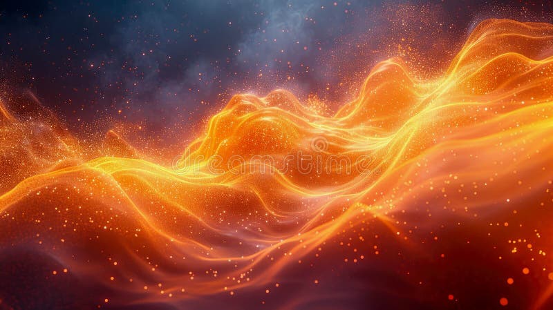 Futuristic Abstract Sci-fi Background with Glowing Waves and Particles ... Futuristic Abstract Sci-fi Background with Glowing Waves and Particles ...