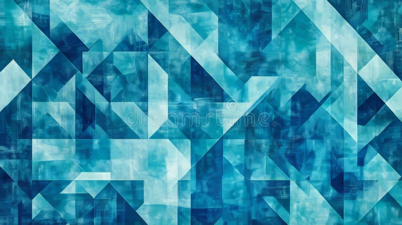Futuristic Abstract Technology Zoom Background with Geometric Patterns ...