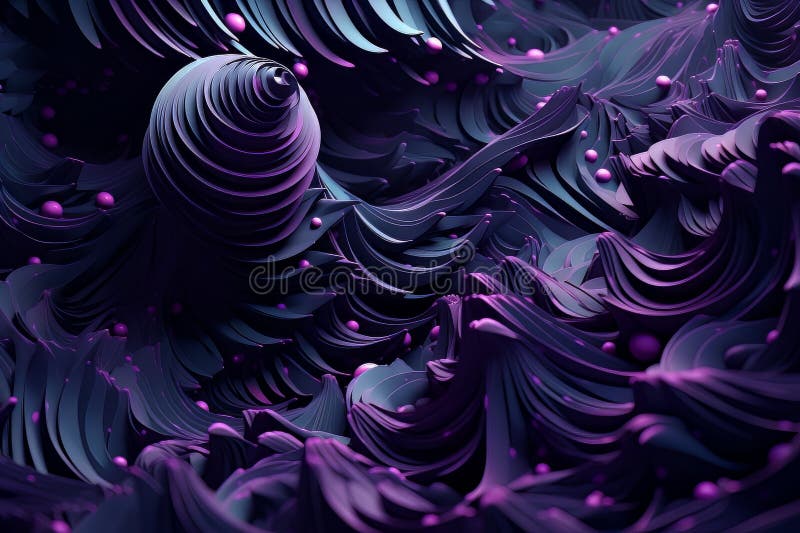 Futuristic Abstract Texture Background with Purple Gradient Waves and ...
