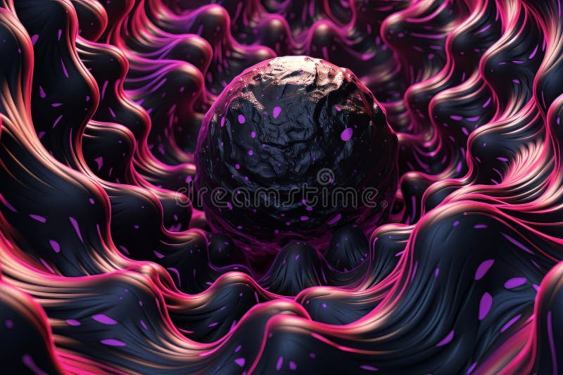 Futuristic Abstract Texture Background with Purple Gradient Waves and ...