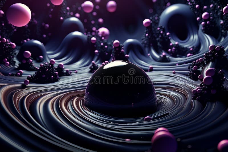 Futuristic Abstract Texture Background with Purple Gradient Waves and ...