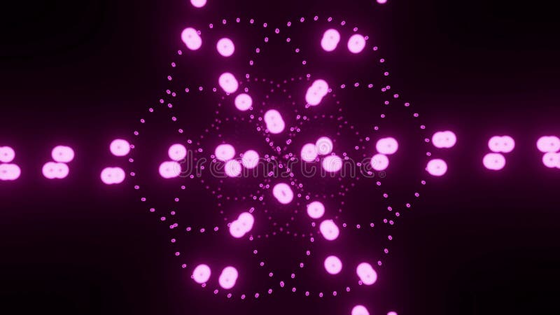 Futuristic Abstract Twisted Geometry Rotating in a Seamless VJ Loop ...