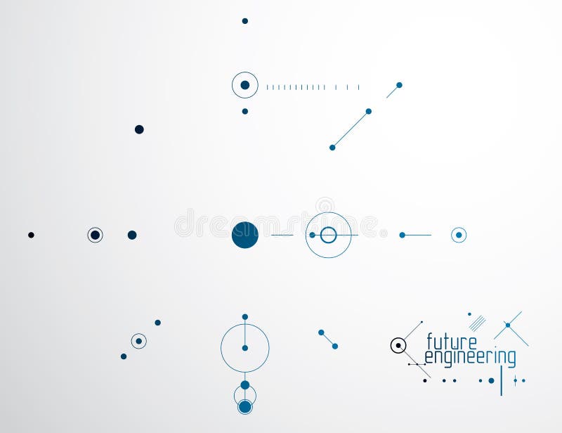 Futuristic Abstract Vector Technology Background. Stock Vector ...