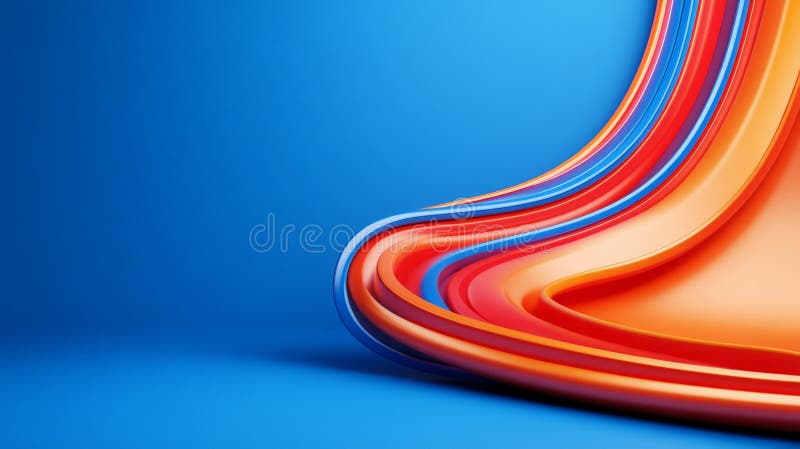 Futuristic Abstract Vibrant Colors Representing Dynamic Technological ...
