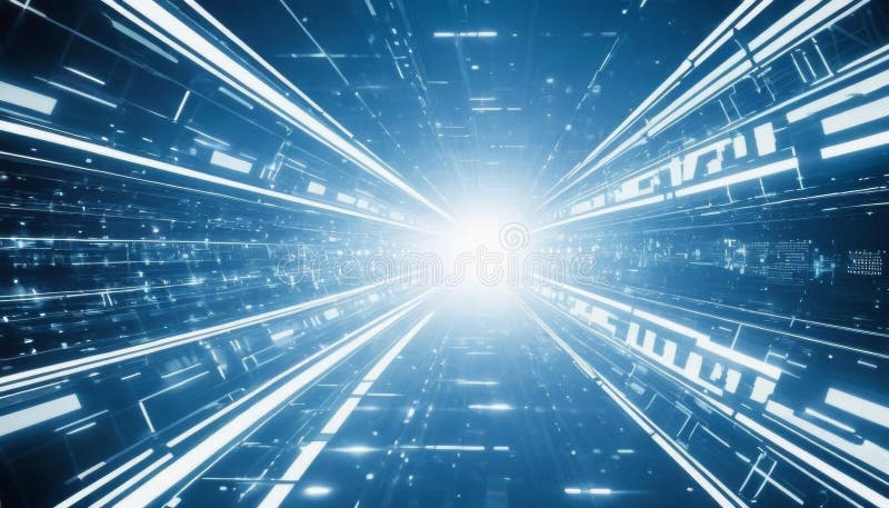 Futuristic Abstract White Abstract Blue Futuristic Zoom Background ...