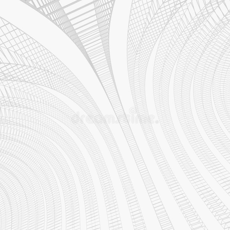 Futuristic White Background Stock Illustration - Illustration of clear ...