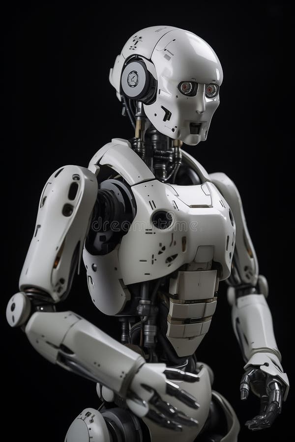 Futuristic and Advanced Robot Concept Stock Illustration - Illustration ...