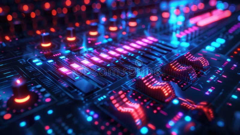 Futuristic Aesthetic Digital and Analog Music Player Created with ...