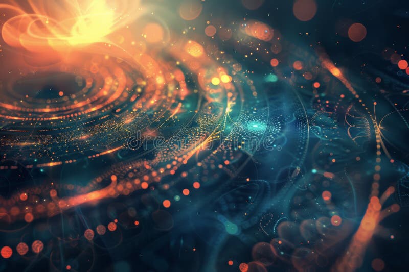 Futuristic AI Abstract Background, Blending Technology and Creativity ...