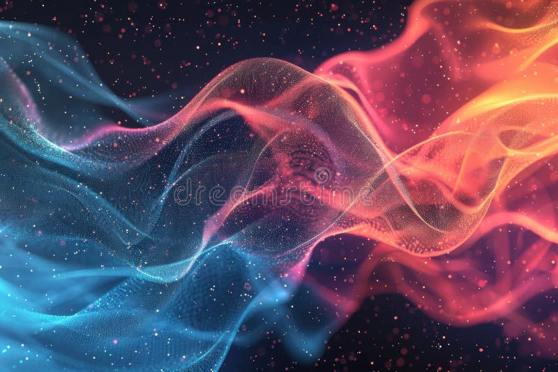 Futuristic AI Abstract Background, Blending Technology and Creativity ...