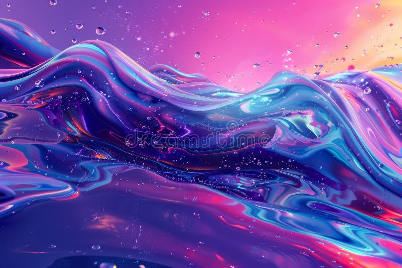 Futuristic AI Abstract Background, Blending Technology and Creativity ...