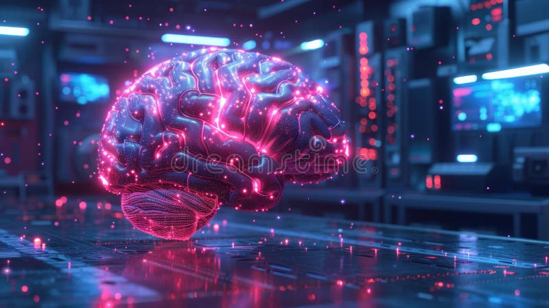 Futuristic Ai Brain in a High-tech Laboratory - Generative Ai Stock ... Futuristic Ai Brain in a High-tech Laboratory - Generative Ai Stock ...