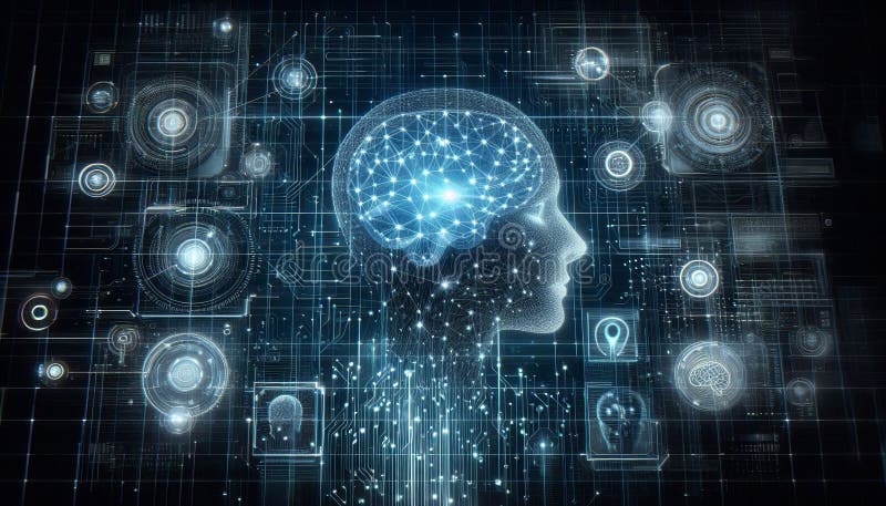 Futuristic AI Concept for Data Science and Analytics, Aesthetic ...