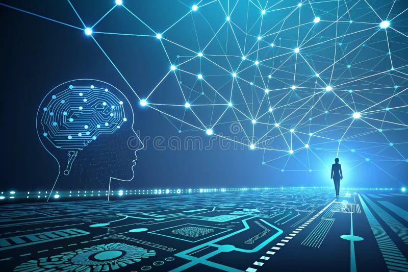 Futuristic AI Concept with Digital Innovation and Virtual Technology ...