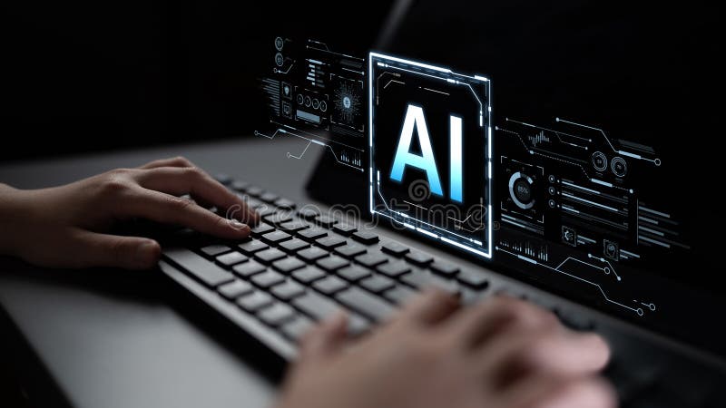 Futuristic AI Dashboard for Business Intelligence and Advanced Data ...